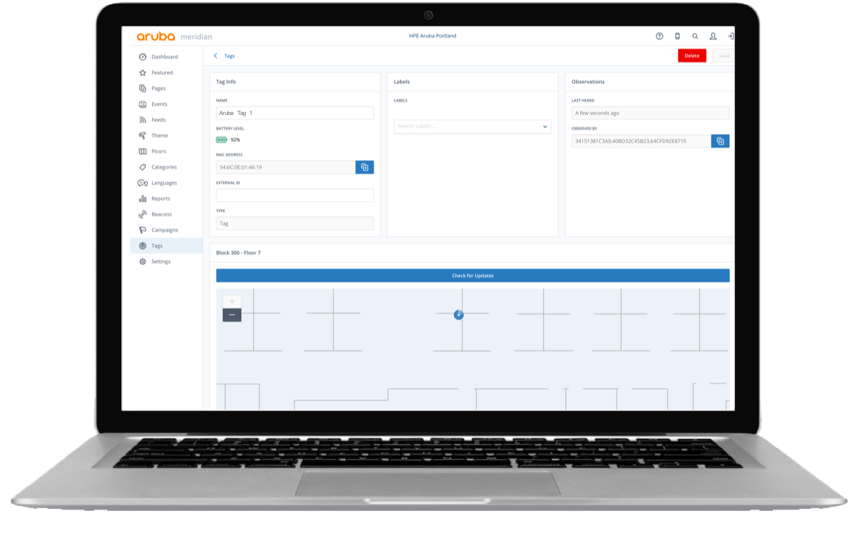 Deploying BLE Tags and Control Tags – Meridian Platform Documentation
