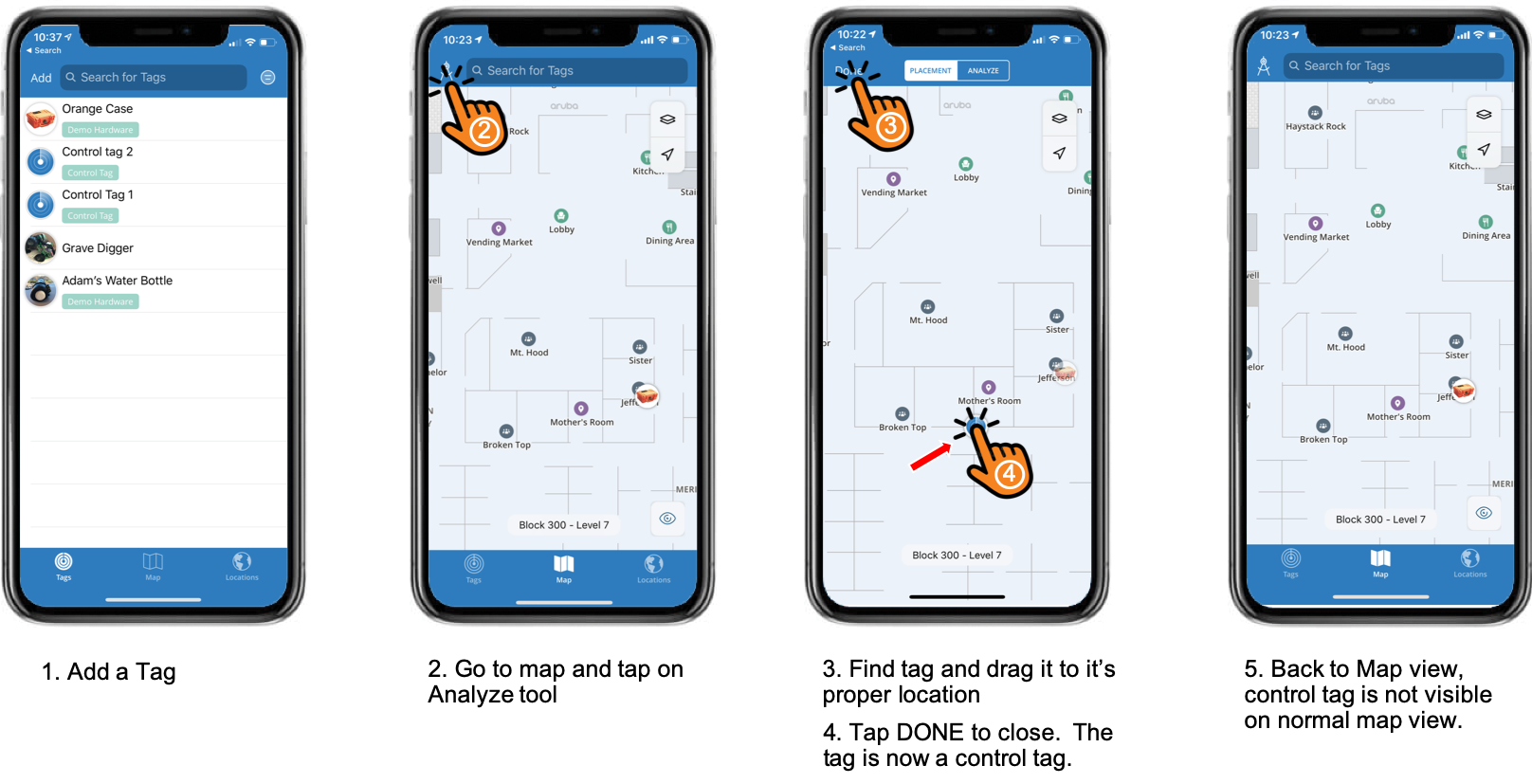Deploying BLE Tags and Control Tags – Meridian Platform Documentation